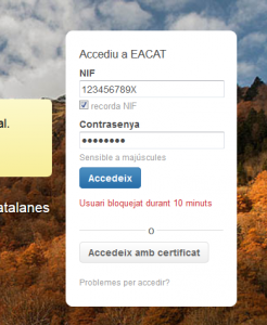 INICIO - Acceso a EACAT con contraseña – EACAT