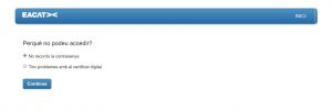 INICIO - Acceso a EACAT con contraseña – EACAT